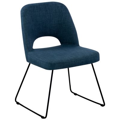 Raffles Fully Upholstered Sled Base Chair | BFX Furniture