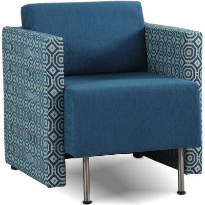 Geneva Single Lounge Chair With Arms | BFX Furniture