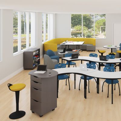 Kaboodle Doodle Teachers Station with Hinged Door | BFX Furniture