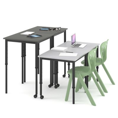 SmarTable Nexus Square Height Adjustable Student Table | BFX Furniture