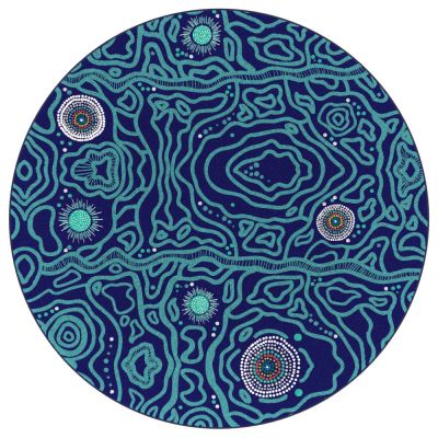 Yarning Circles Round Rug