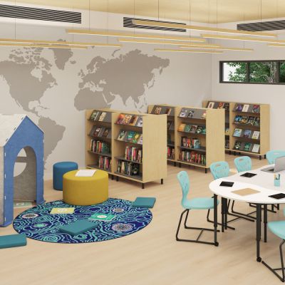 Marvel Library Single Shelf Unit | BFX Furniture