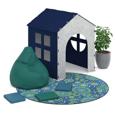 Yarning Circles Rectangle Rug | BFX Furniture