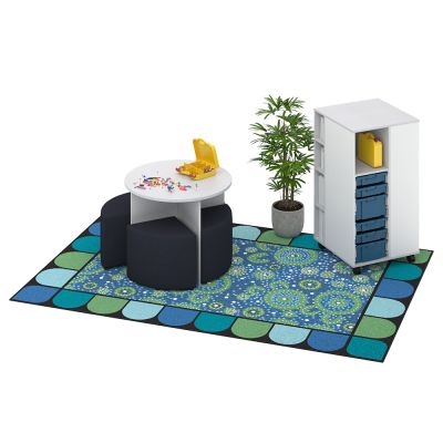 Yarning Circles Round Rug