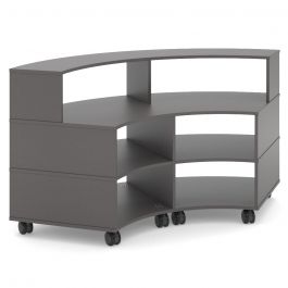 Ahoy Mobile Display Shelf | BFX Furniture