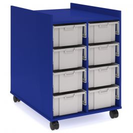 Stash Mobile Tote Tray Storage Trolley – Back to Back | BFX Furniture