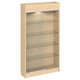 Display Cabinet with Sliding Doors