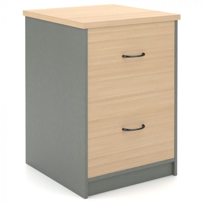 Commercial E0 Melamine Filing Cabinet - 2 Drawers | BFX Furniture