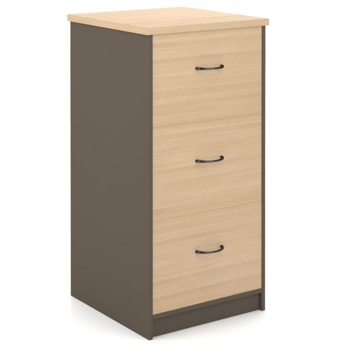 Commercial E0 Melamine Filing Cabinet - 3 Drawers | BFX Furniture