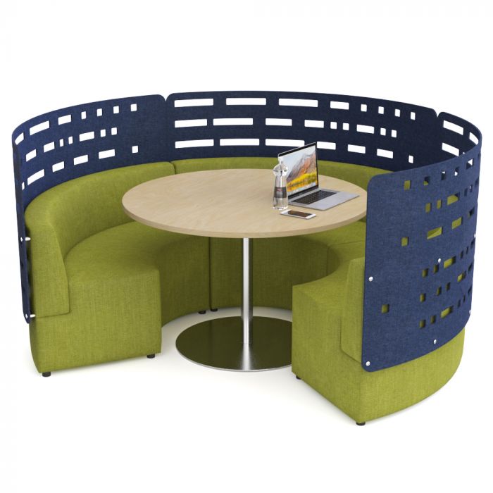 Cush Gibson Setting With Cush Art Screen | BFX Furniture