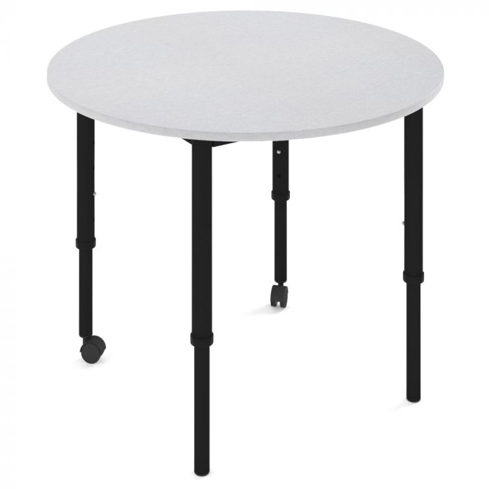 General Purpose Round Table - Adjustable Height | BFX Furniture