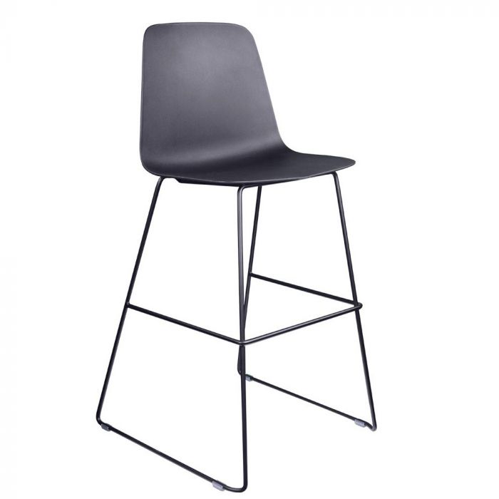 Lola Bench Stool - Plastic Shell | BFX Furniture