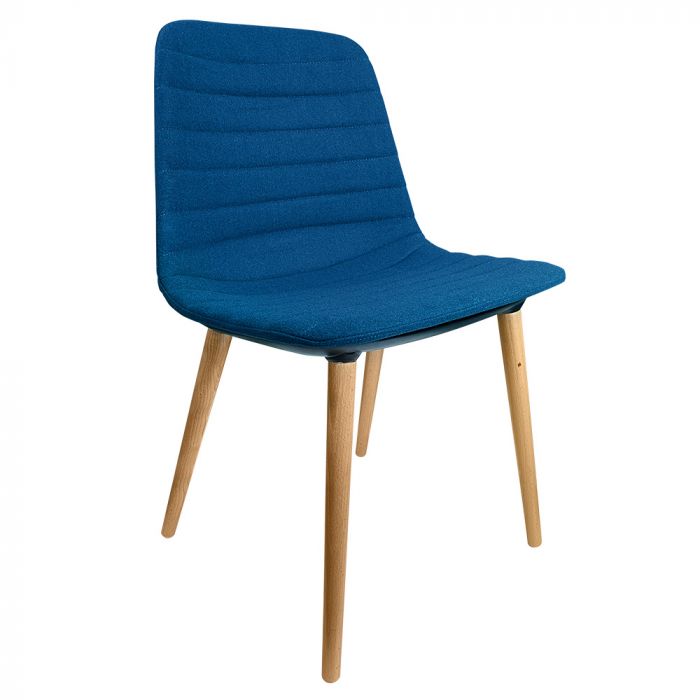 Lola Timber Leg Chair - Fully Upholstery | BFX Furniture