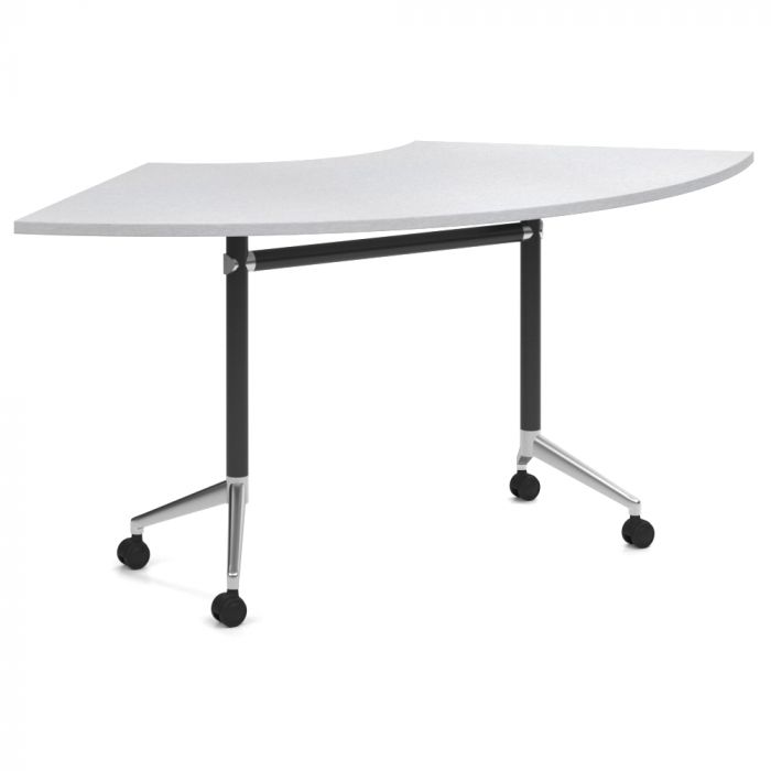 Mars Curve Mobile Flip Top Table | BFX Furniture
