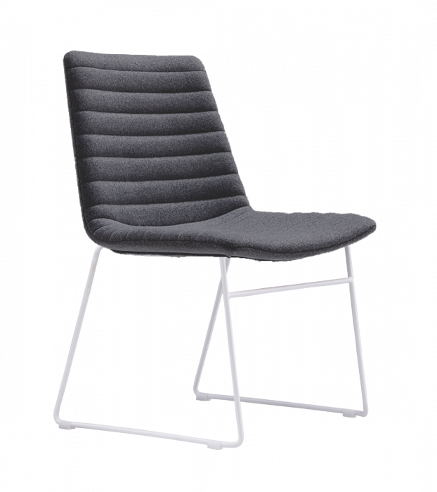 Raffles Fully Upholstered Sled Base Chair | BFX Furniture