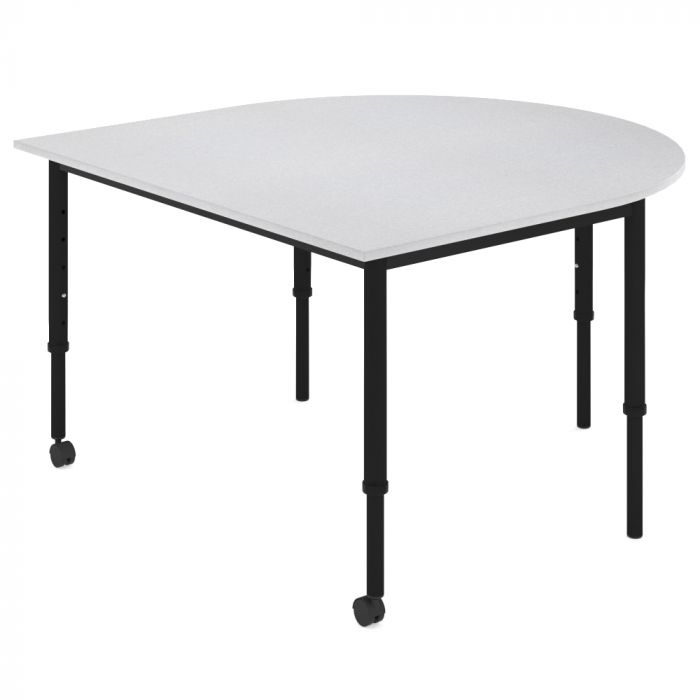 SmarTable Clique D-End Height Adjustable School Table | BFX Furniture