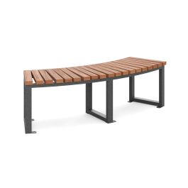 Daintree Outdoor Curved Bench | BFX Furniture