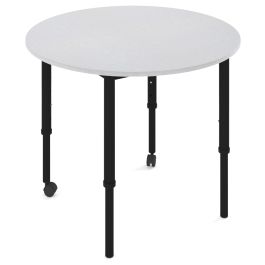 General Purpose Round Table - Adjustable Height | BFX Furniture