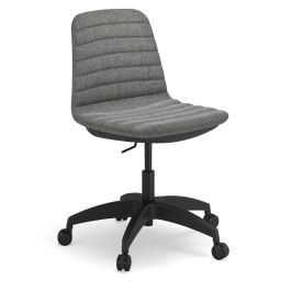 Luca Task Chair with Castors – Fully Upholstered | BFX Furniture
