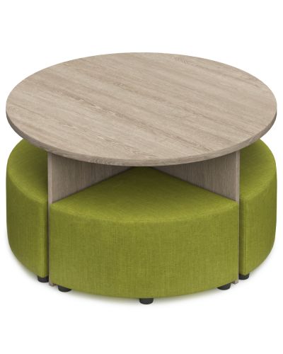 Get Modern Round Ottomans Online for Schools | BFX Furniture