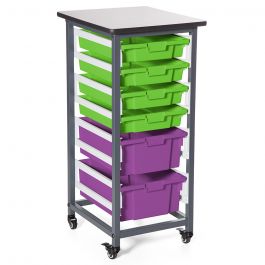 Stash Single Tote Trolley | BFX Furniture