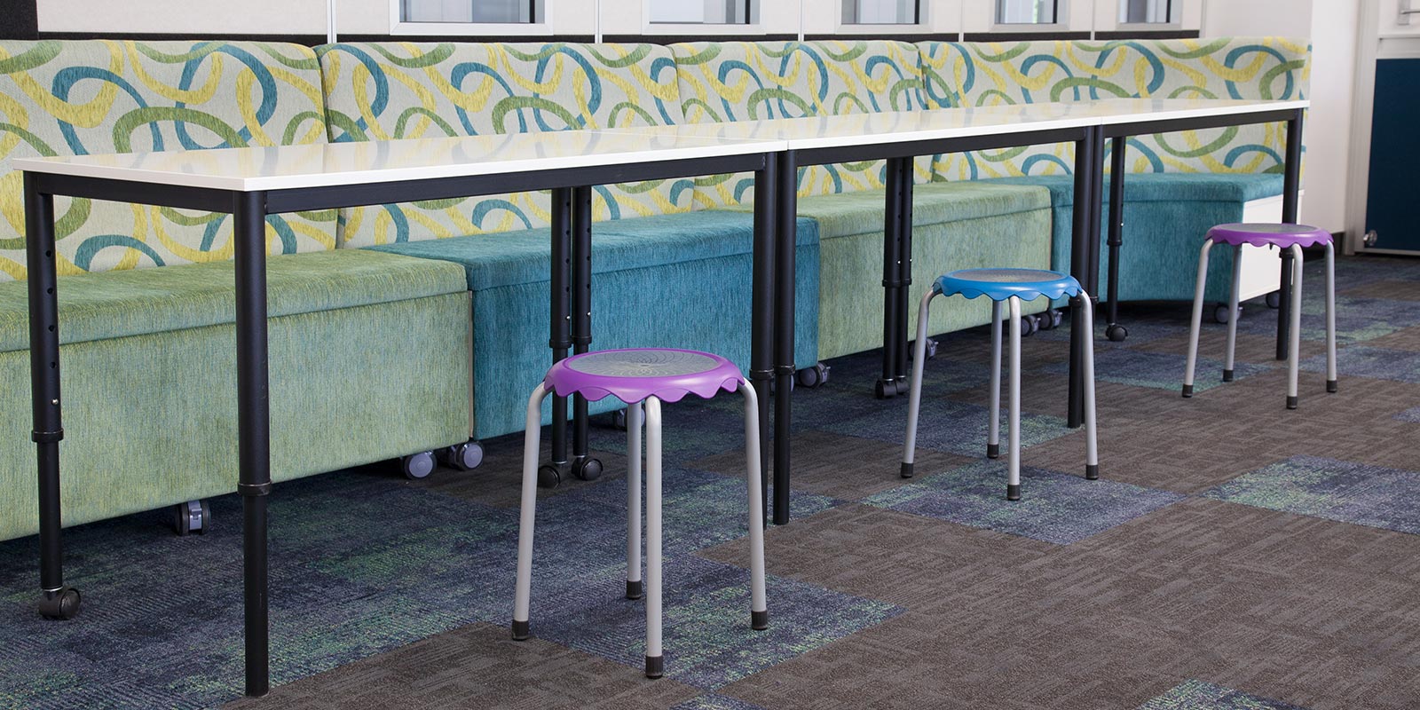 SmarTable Twist Single Sit-Stand Table | BFX Furniture