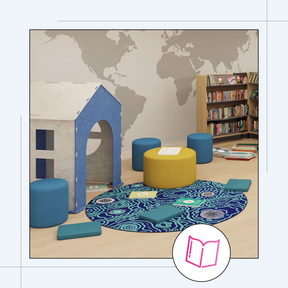 Using Rugs to Define Learning Zones in Classrooms